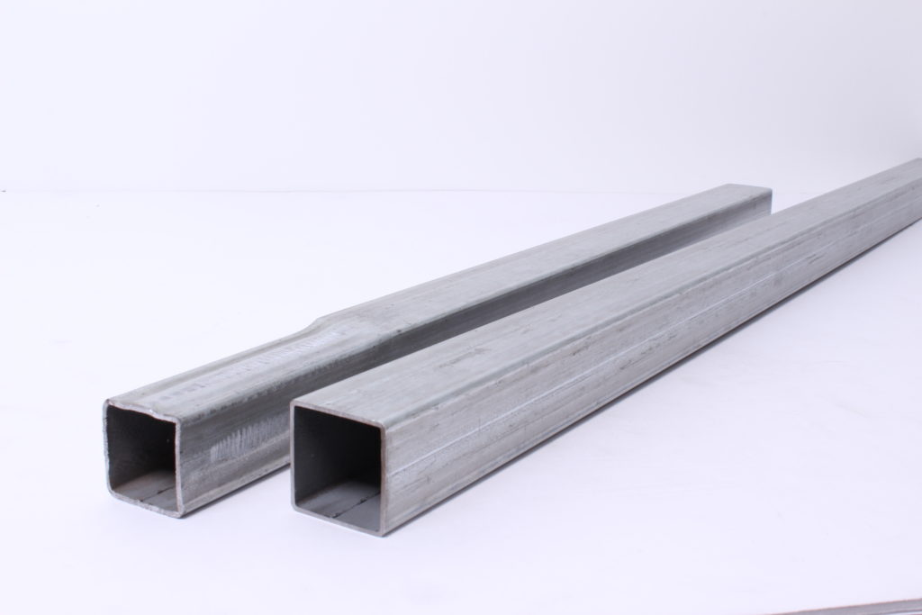 1.5″ Greenhouse Galvanized Square Tubing - Swaged
