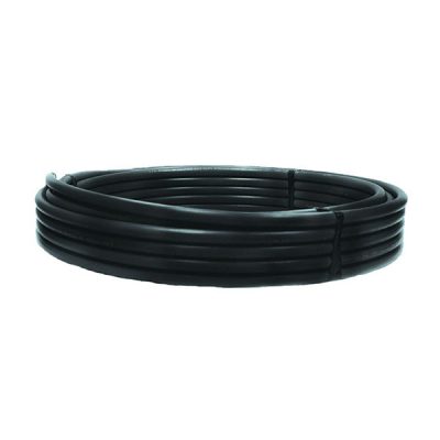 300′ Black Flexible Water Pipe - Poly 100 PSI